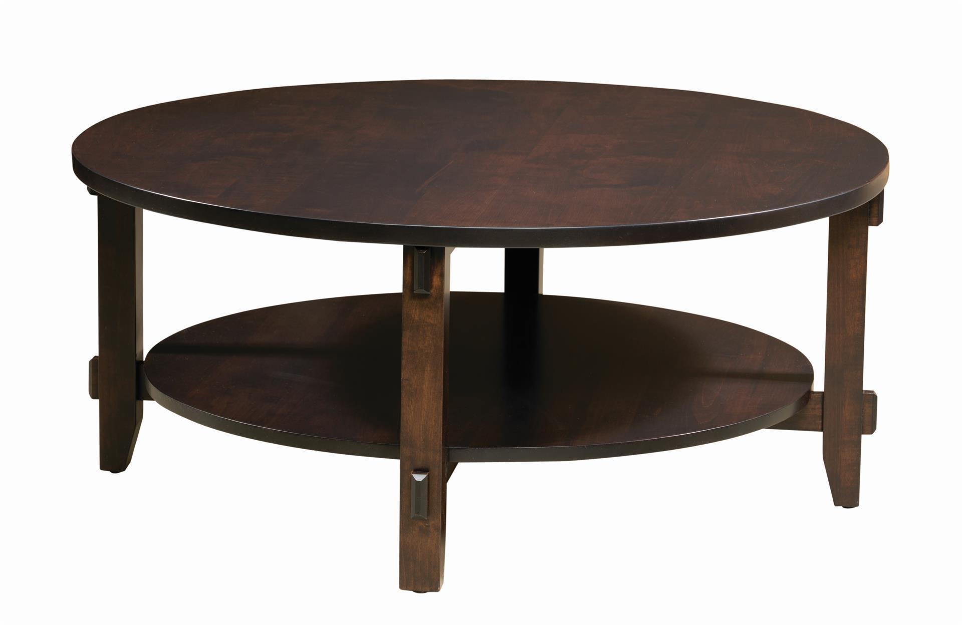 Juliette Round Coffee Table from Dutchcrafters Amish Furniture