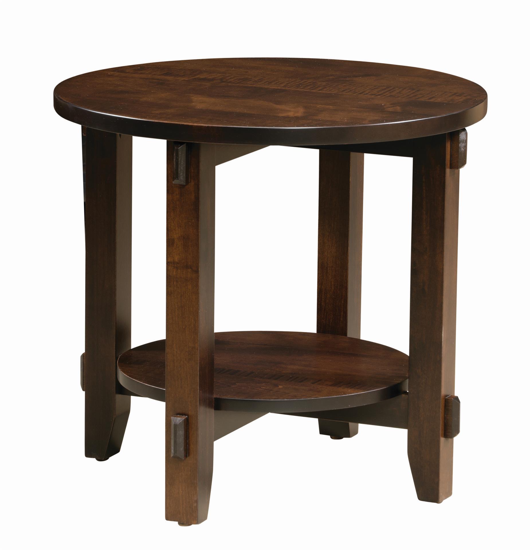 Juliette Round End Table from DutchCrafters Amish Furniture
