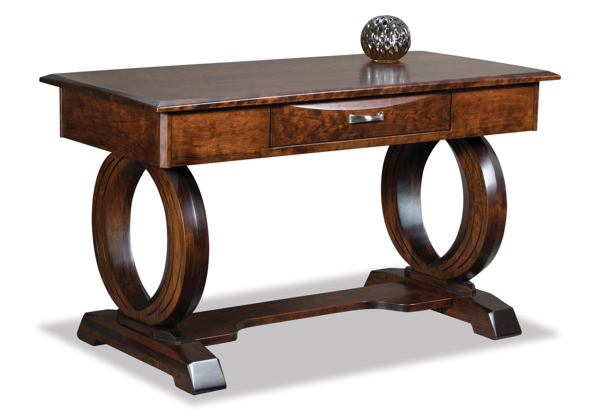 54" Solid Wood Writing Desk from DutchCrafters Amish Furniture