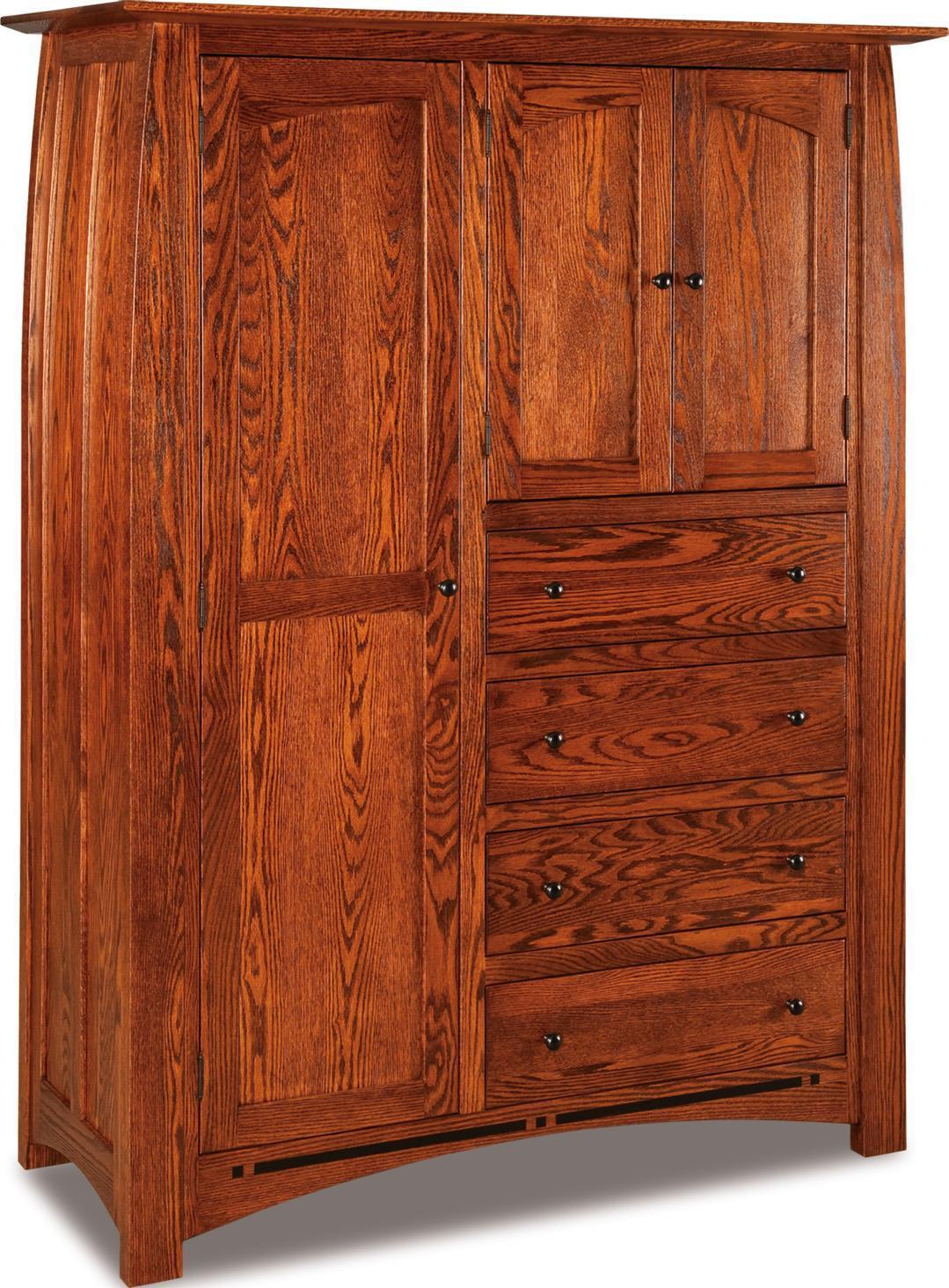Wood Mission Chifforobe from DutchCrafters Amish Furniture