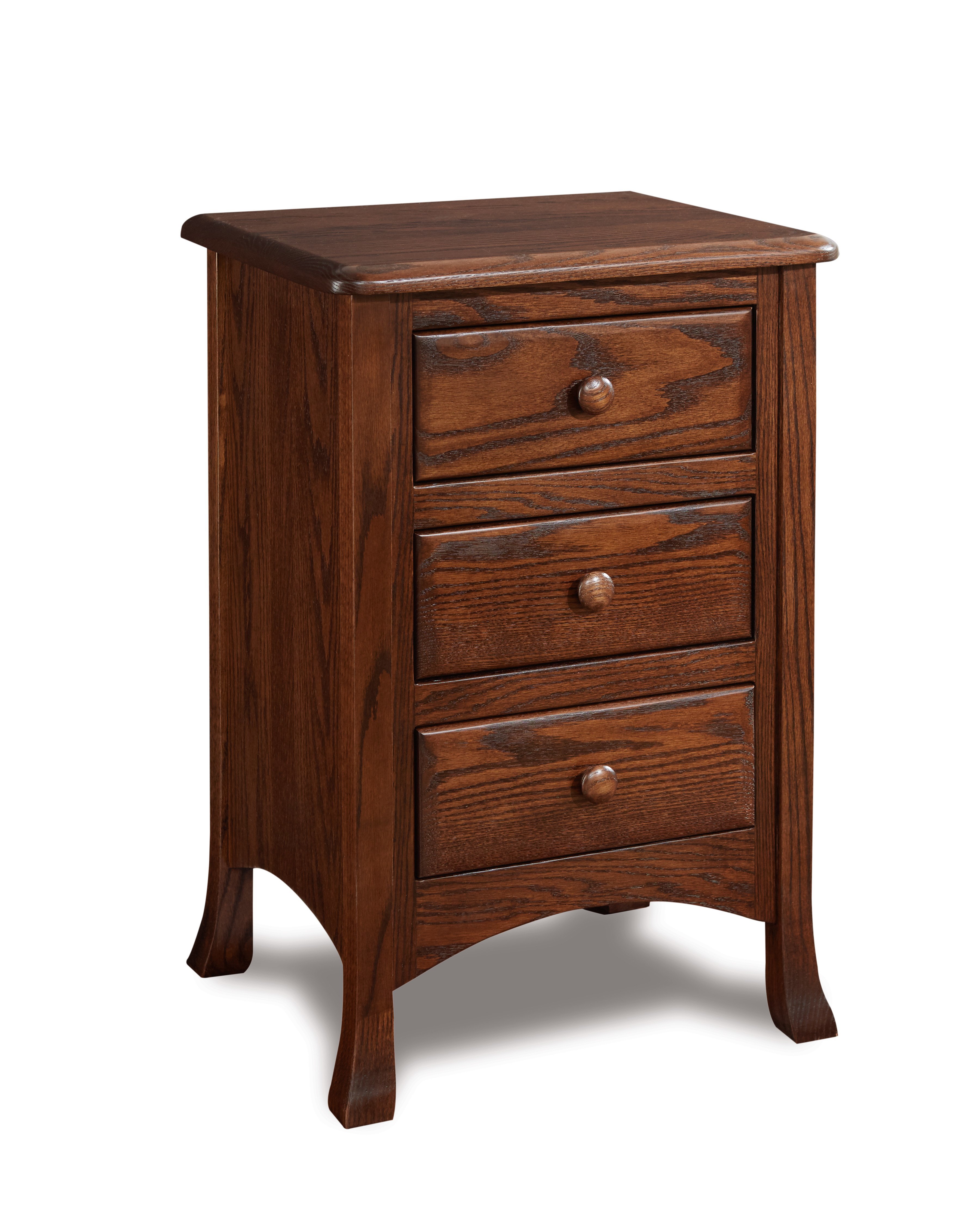 Thin nightstand with drawers store