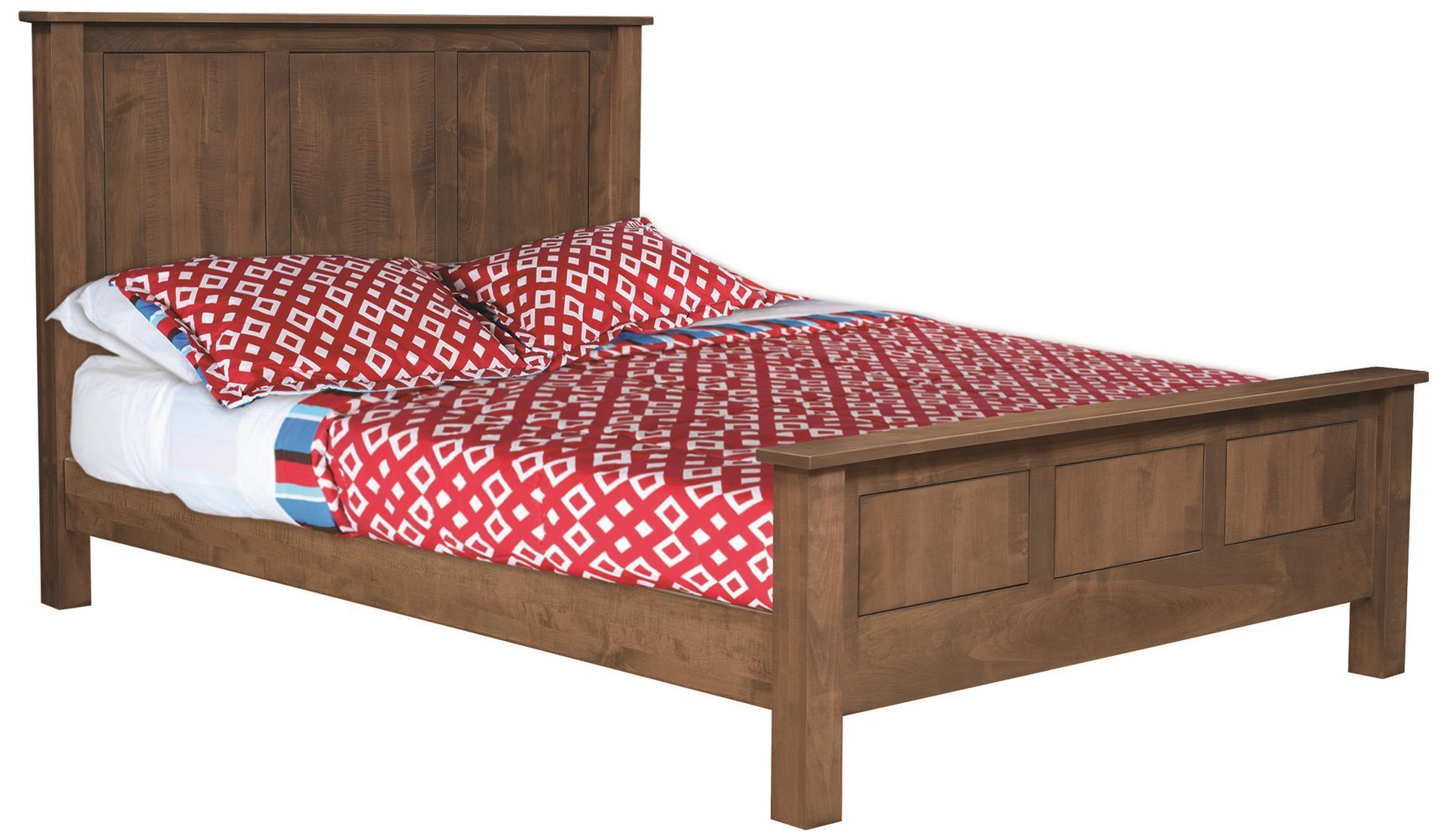 Novi Shaker Bed from DutchCrafters Amish Furniture