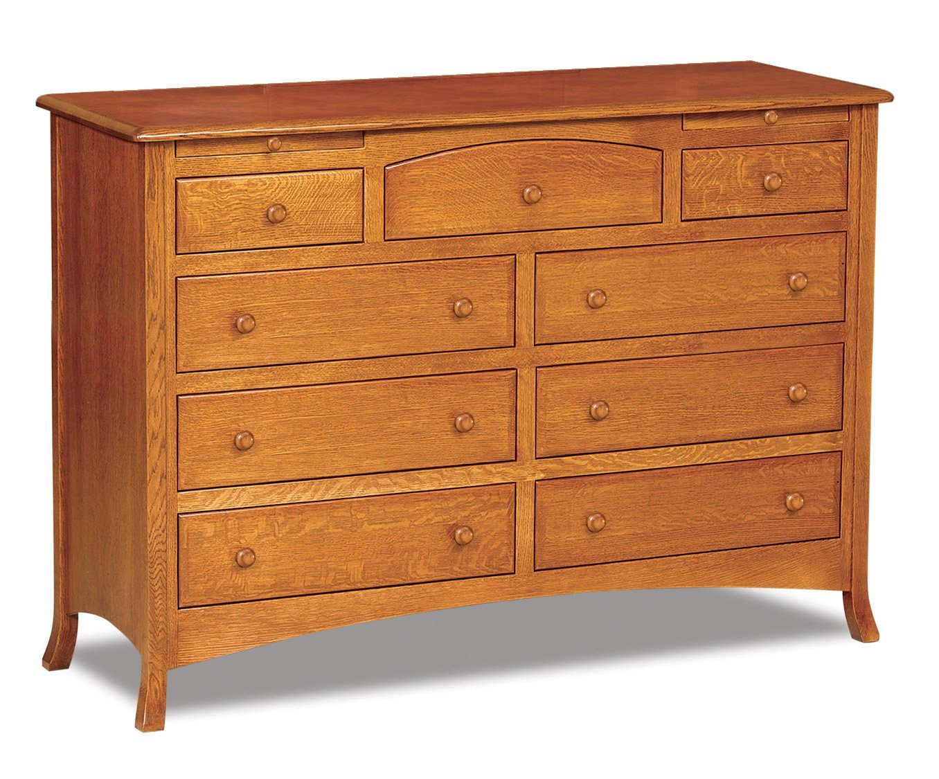 Hardwood Dresser with Jewelry Drawers from DutchCrafters Amish