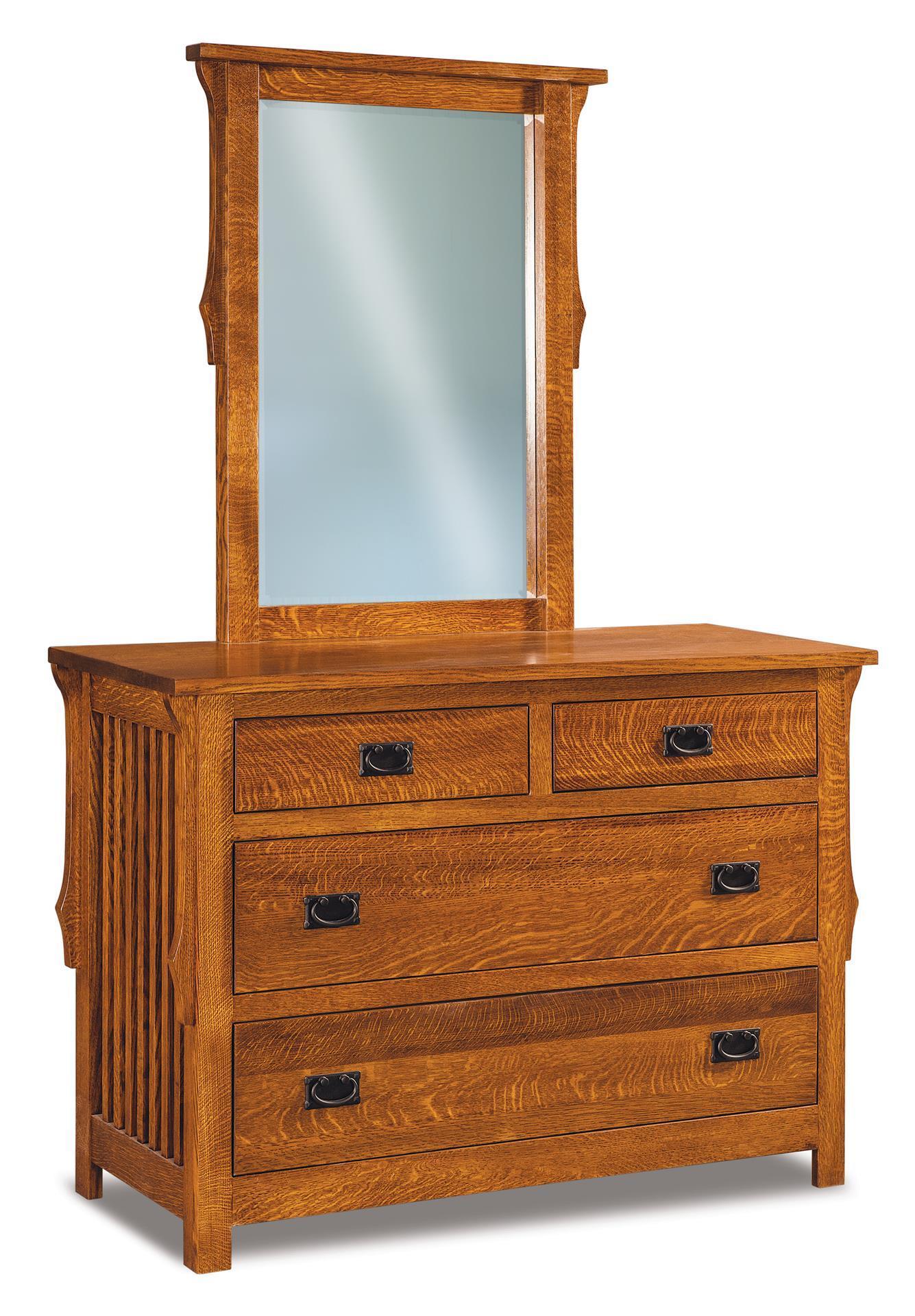 Stick Mission Four Drawer Dresser from DutchCrafters Amish Furniture
