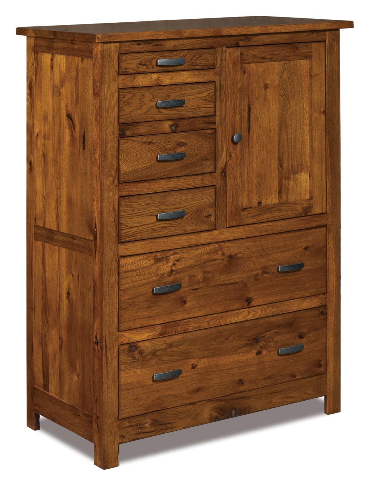 Flush Mission Gentleman's Chest of Drawers from DutchCrafters Amish