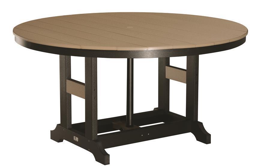 Berlin Gardens Garden Classic 60" Round Dining Poly Patio Table from