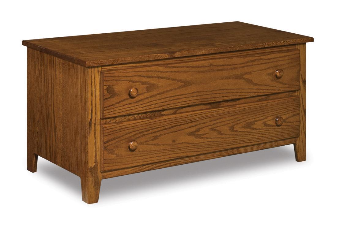 Shaker Hope Chest with Cedar Bottom from DutchCrafters Amish Furniture