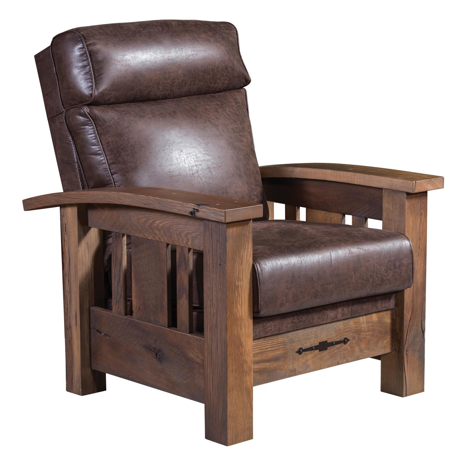 Rustic Lounge Chair from DutchCrafters Amish Furniture