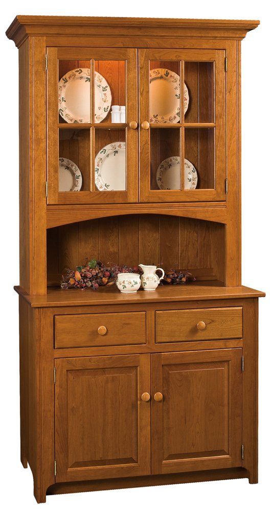 Galloway Shaker Hutch from DutchCrafters Amish Furniture