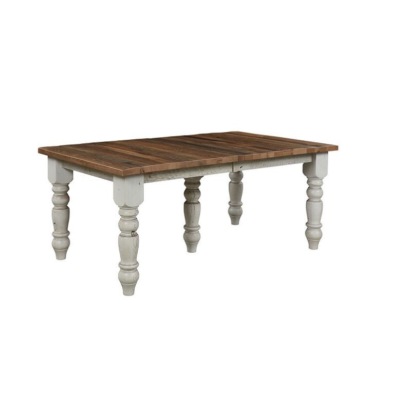 Reclaimed Barnwood Farmhouse Extension Dining Table from