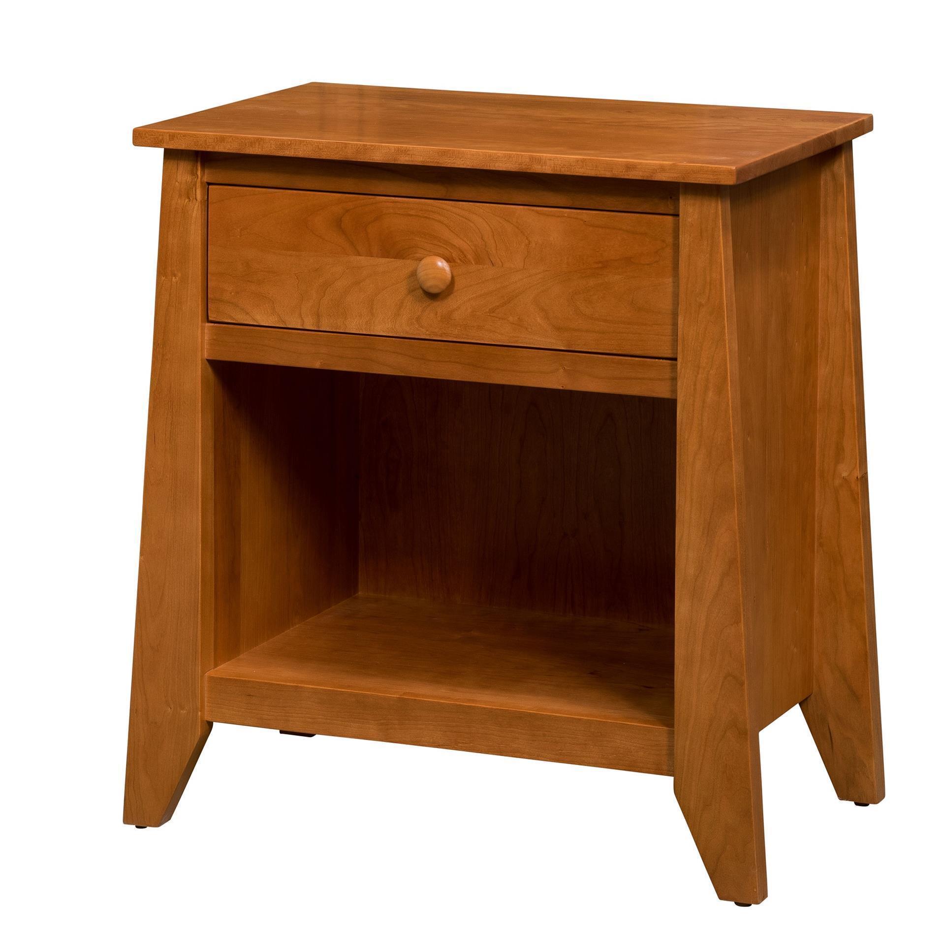 Rushmore 1-Drawer Open Night Stand - Quick Ship from DutchCrafters