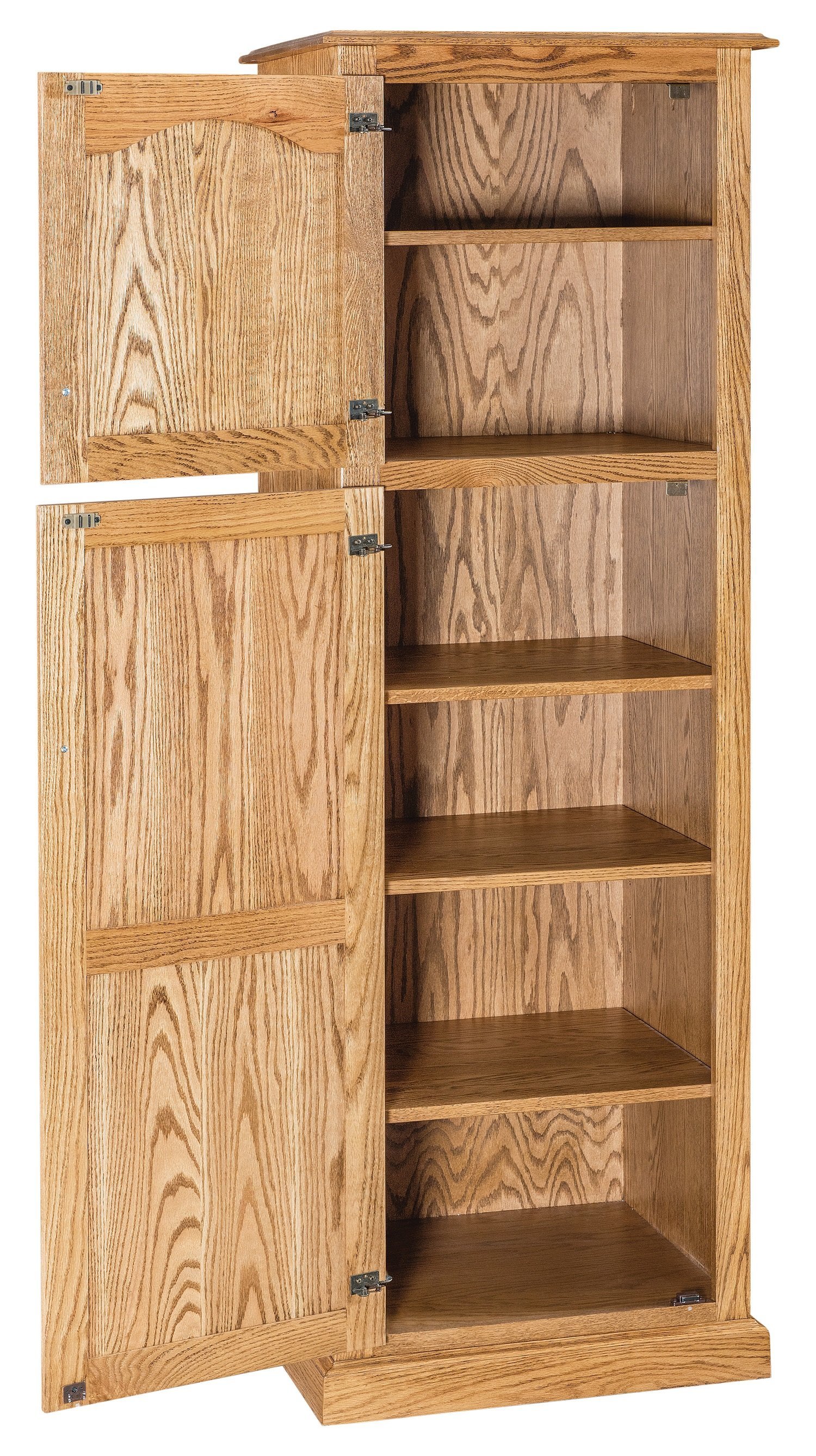 Lux Traditional Mission Style 2-Door Pantry from DutchCrafters Amish