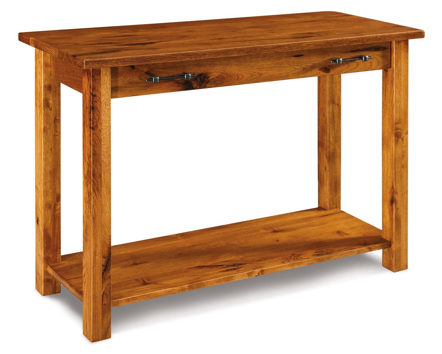 Rustic Sofa Table with Drawer from DutchCrafters Amish Furniture