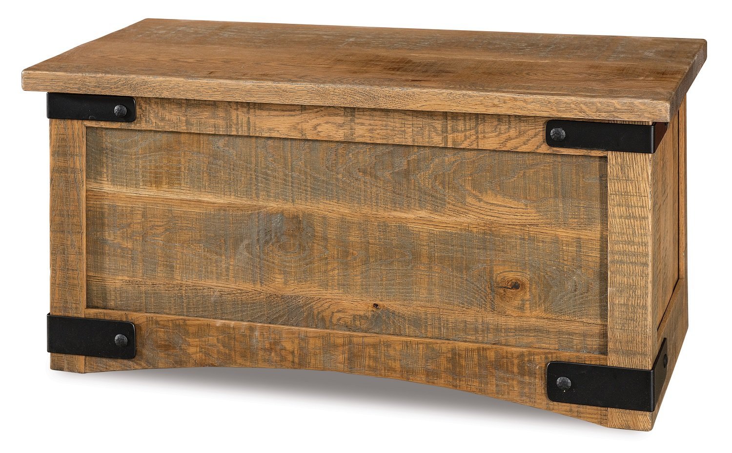 Rustic Blanket Chest with Cedar Bottom from DutchCrafters Amish