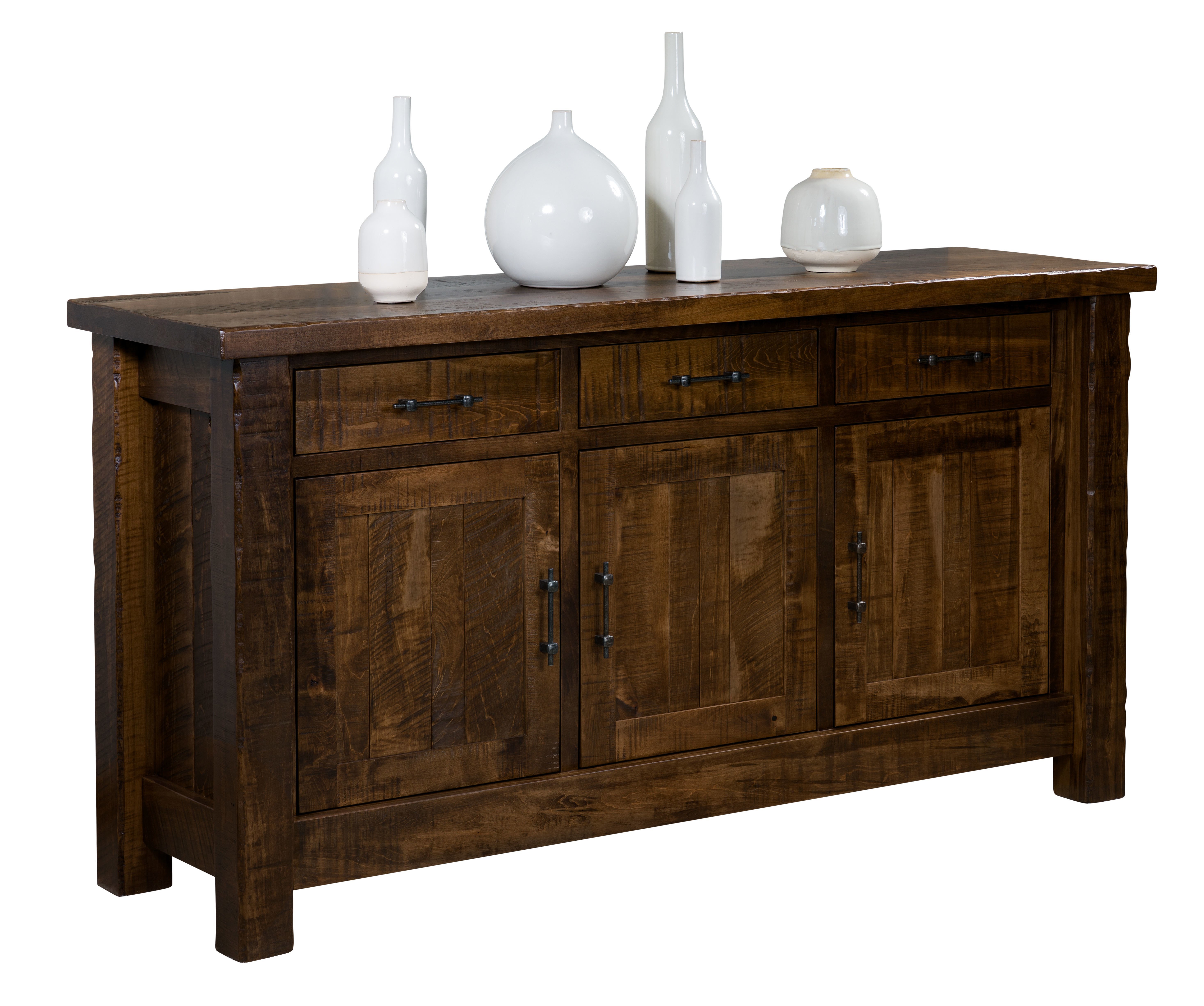 Dutton Rough Sawn 68" Sideboard from DutchCrafters Amish Furniture