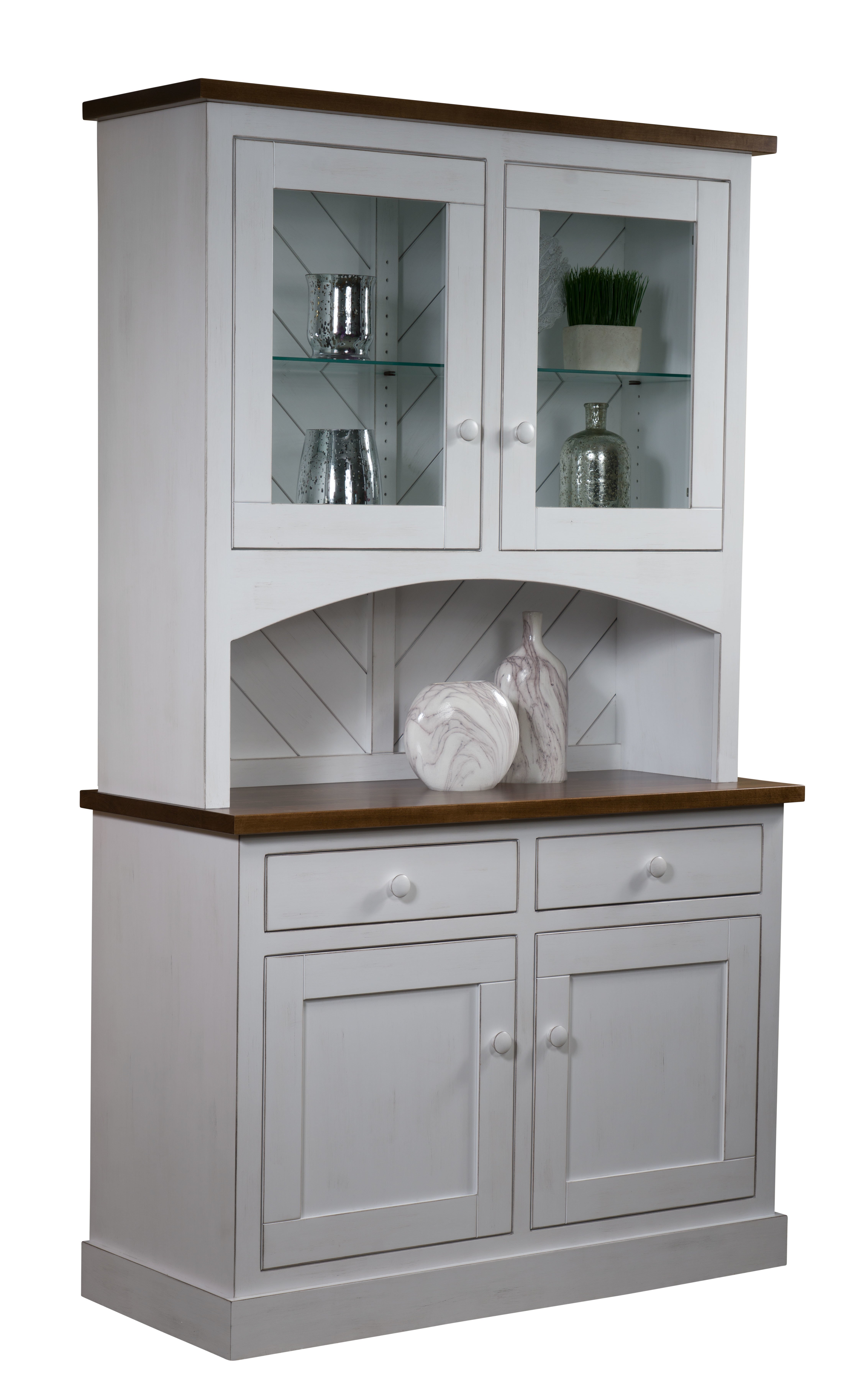 Rene 48" Hutch from DutchCrafters Amish Furniture