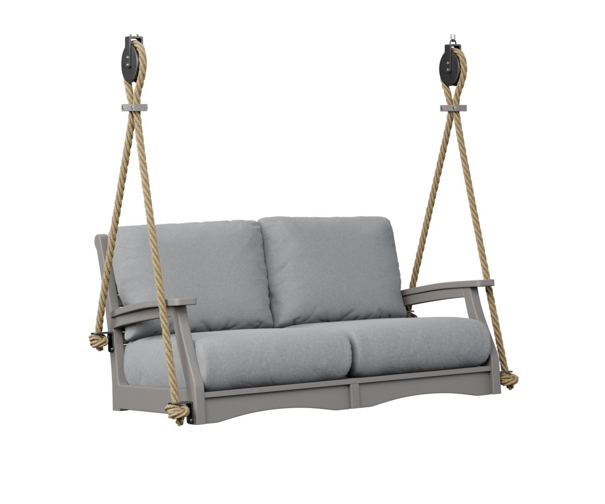 Berlin Gardens Classic Terrace Poly Patio Loveseat Swing