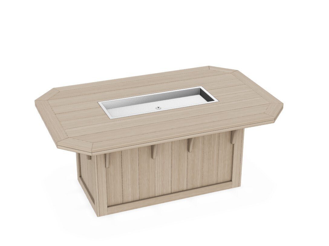 Blaze Poly Ice Table from DutchCrafters Amish Furniture