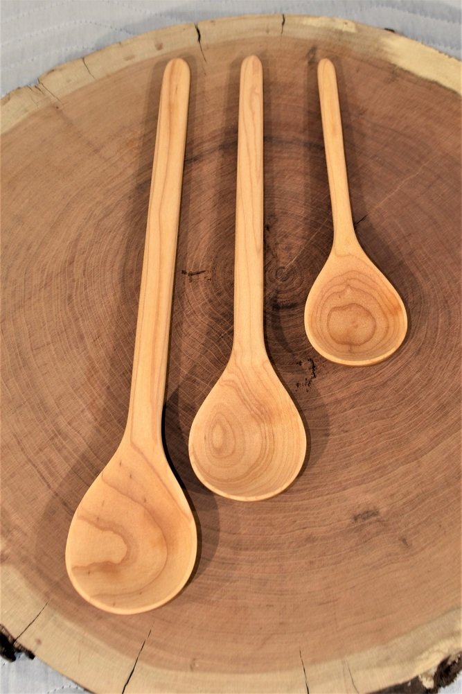 Handcrafted Porridge Spoon Set of Three from DutchCrafters Amish