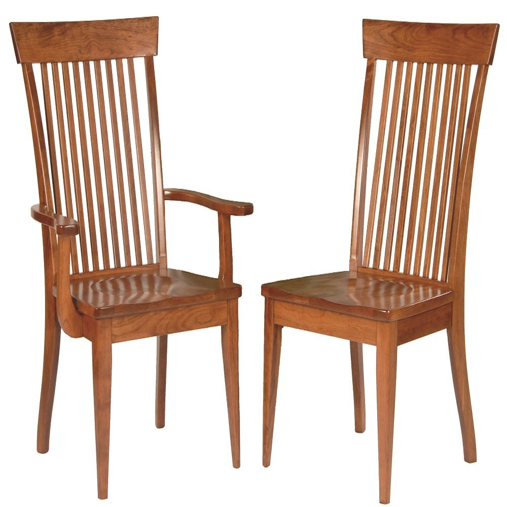 High Back Shaker Style Dining Chair - Hardwood Construction