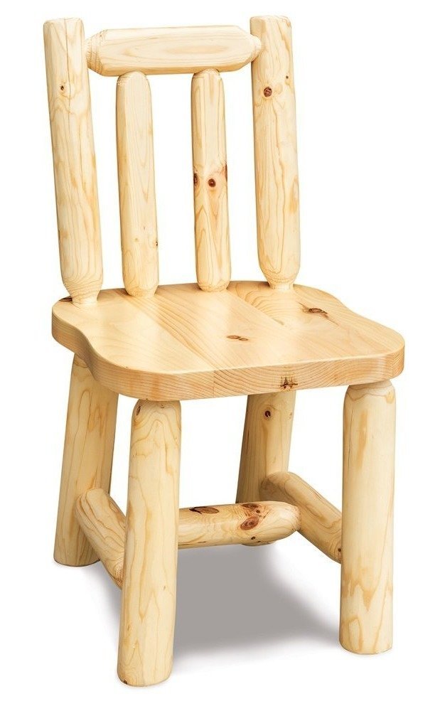Handcrafted Rustic Log Dining Chair | Amish Made Log Furniture