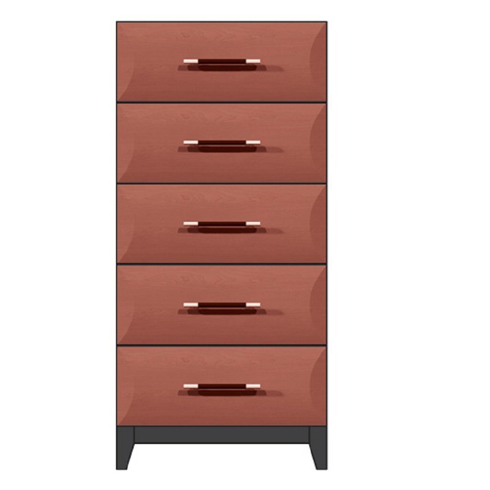 Modern Chest with Wooden Base & Beveled Drawer from DutchCrafters