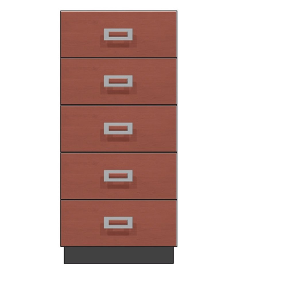 Modern Chest with Platform Base & Smooth Drawer from DutchCrafters