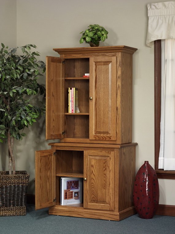 Solid Wood Bookcases from DutchCrafters Amish Furniture - Page 7