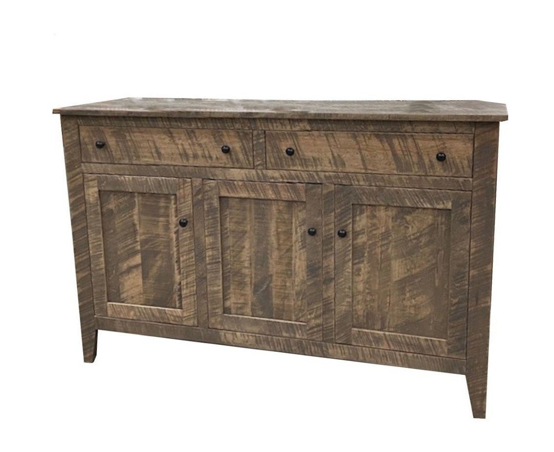 60" Rustic Wood Sideboard from DutchCrafters Amish Furniture
