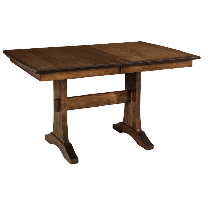 Solid Wood Trestle Dining Room Table from DutchCrafters Amish