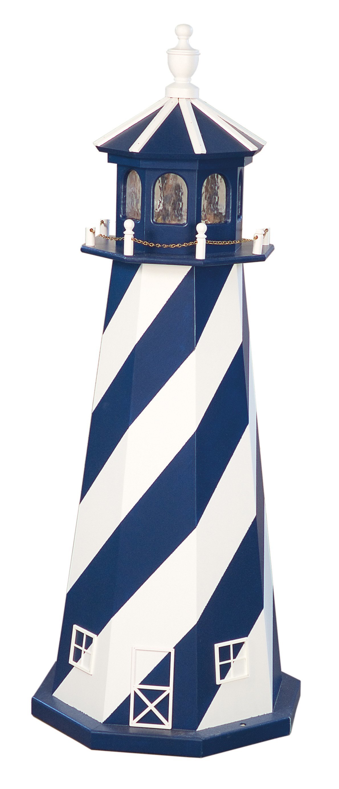 Blue Striped Lighthouses