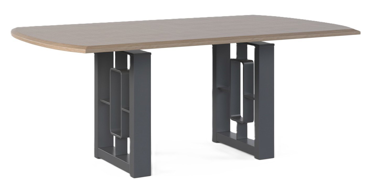 Orientem Extension Trestle Dining Table from DutchCrafters Amish