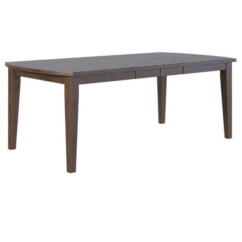 Stone Ridge Leg Dining Table with Brown Maple Legs & Skirt from