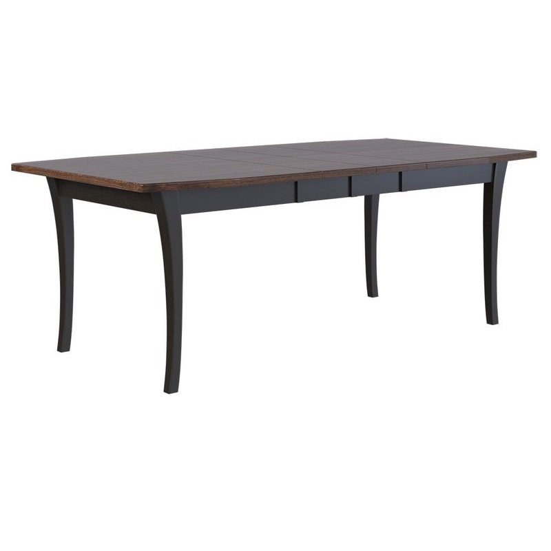 Chase Leg Dining Table with Brown Maple Legs & Skirt from