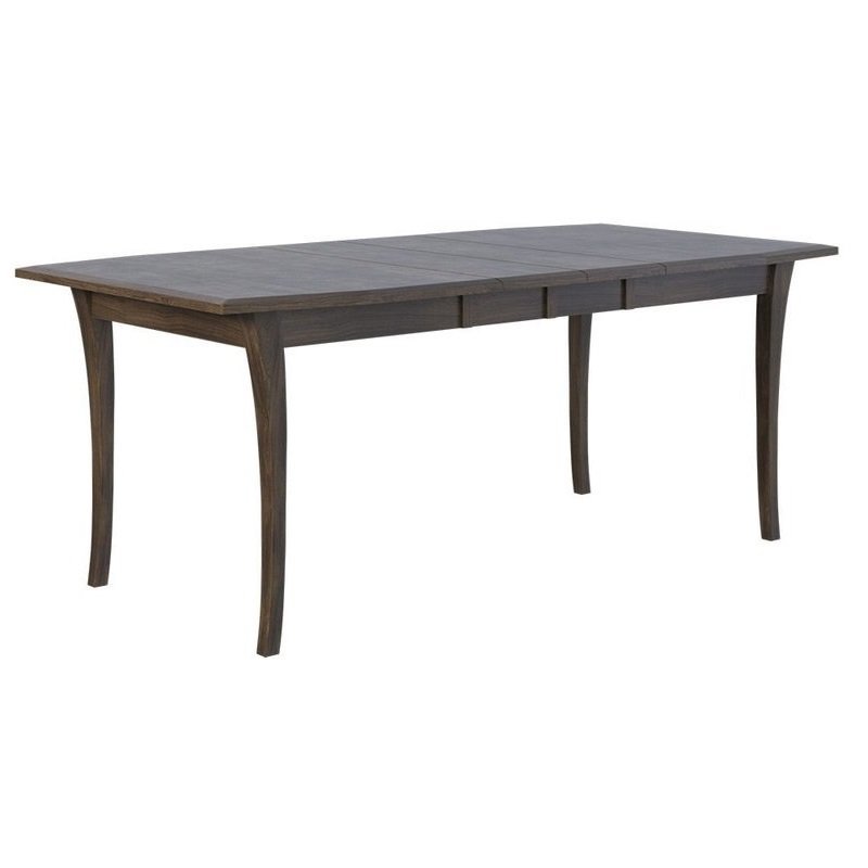 Dunn Leg Dining Table with Brown Maple Legs & Skirt from