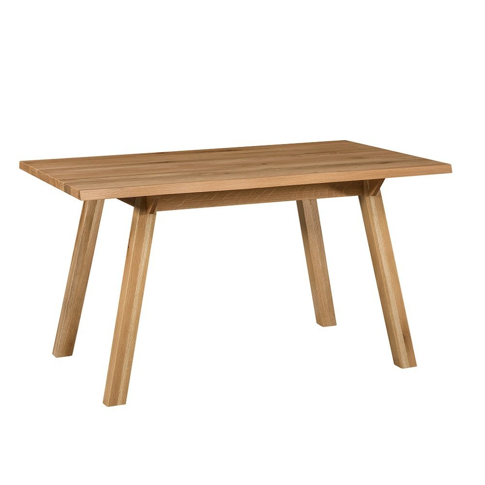 Solid Wood Farmhouse Leg Dining Table | DutchCrafters Amish Furniture