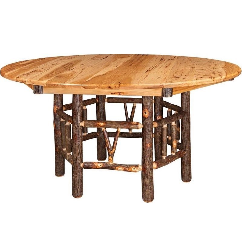 Rustic hickory dining table store