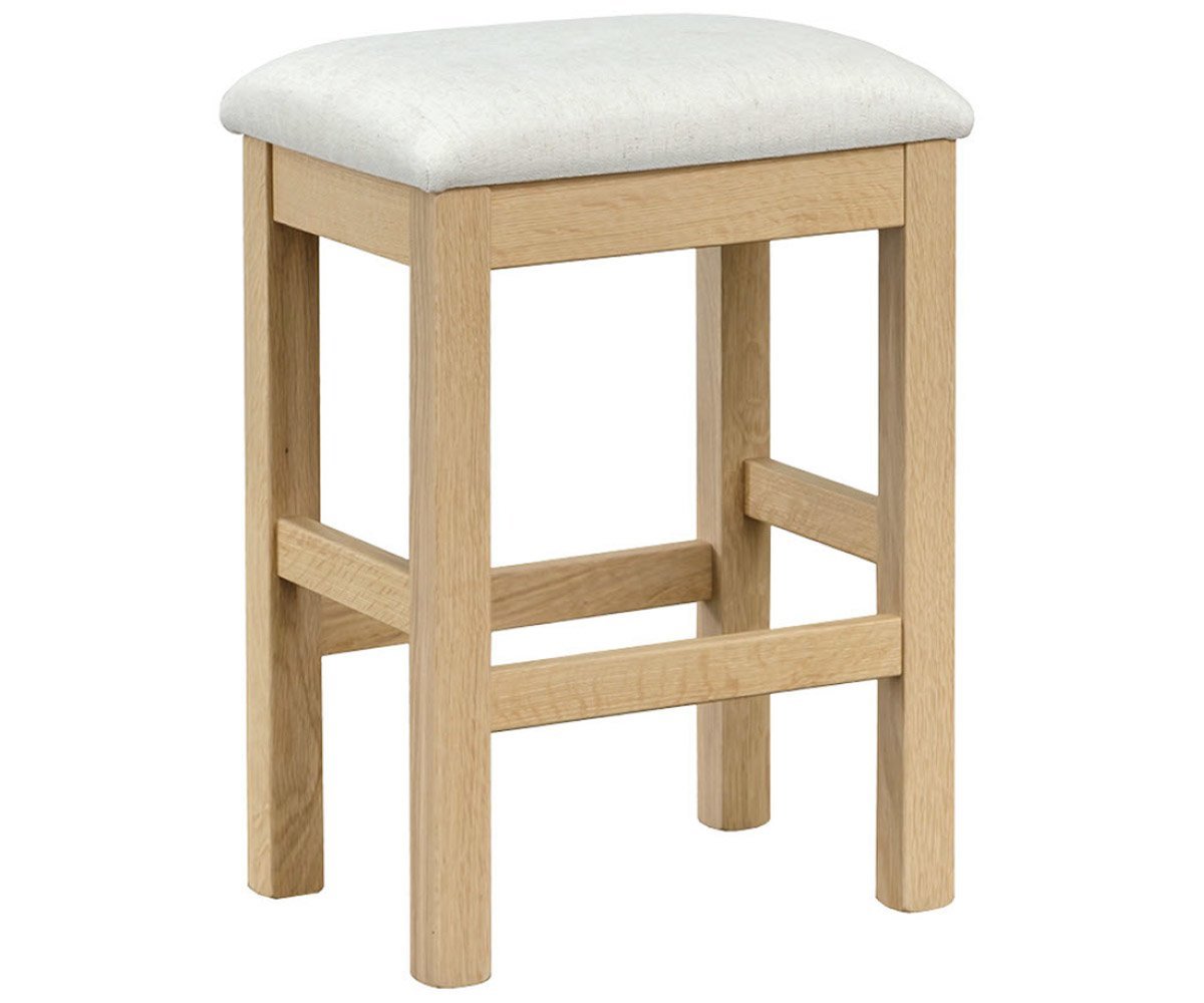Solid Wood Backless Stool - Amish Handcrafted Counter/Bar Height