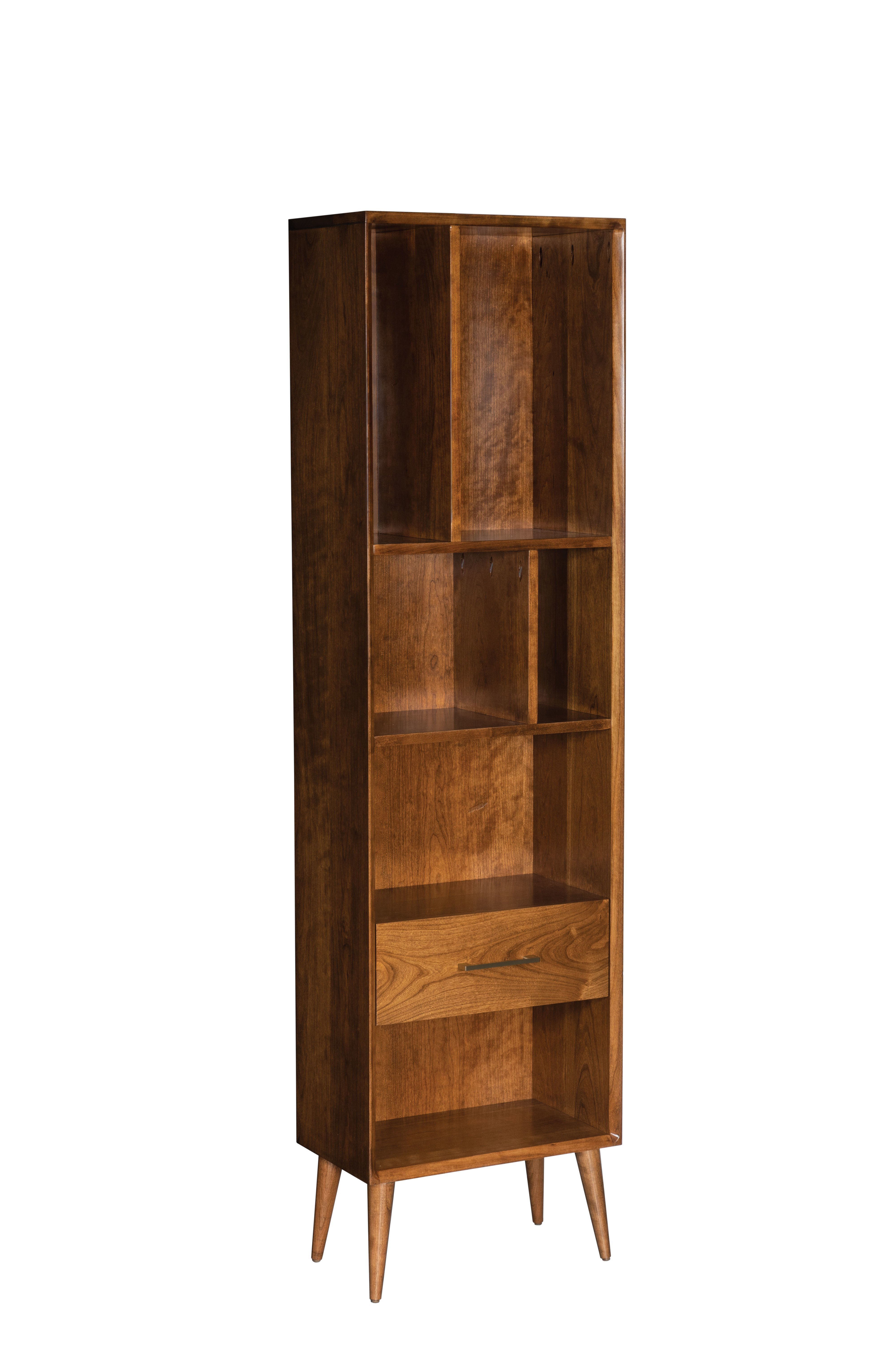 Amish South Shore Mid Century Bookcase
