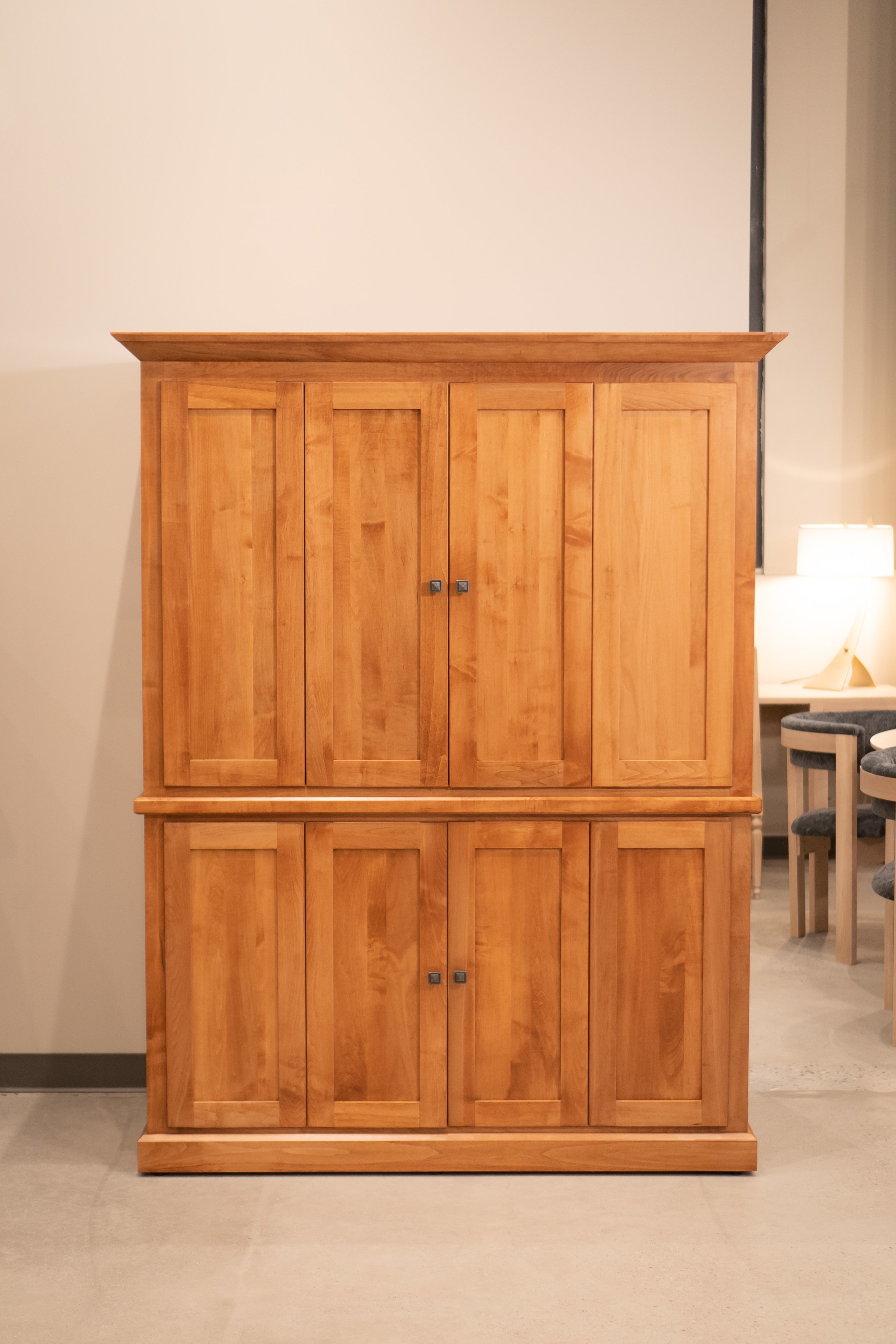 In Stock Clearance Storage Desk Armoire from DutchCrafters Amish