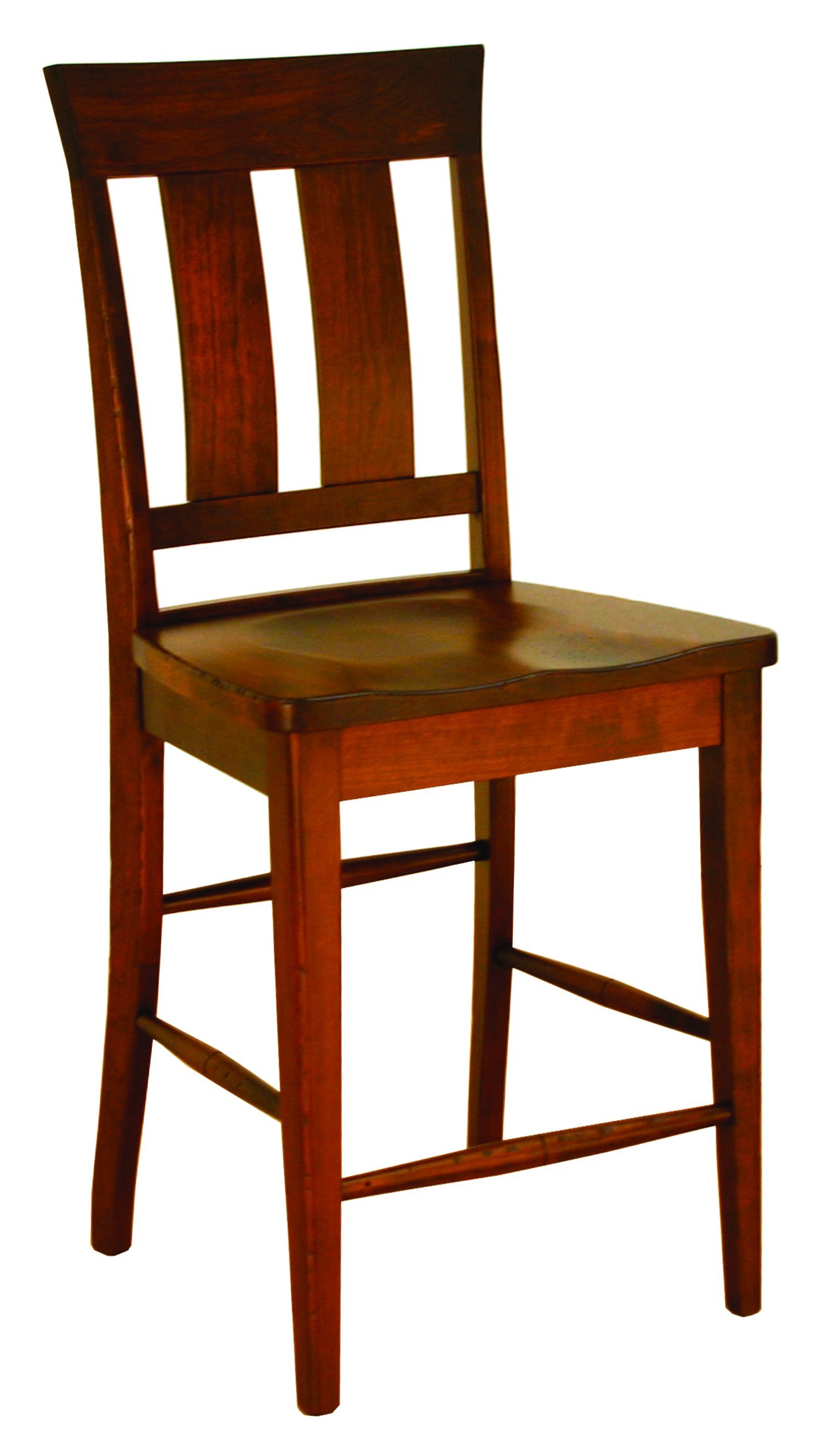 McKinley Solid Wood Counter or Bar Stool from DutchCrafters Amish