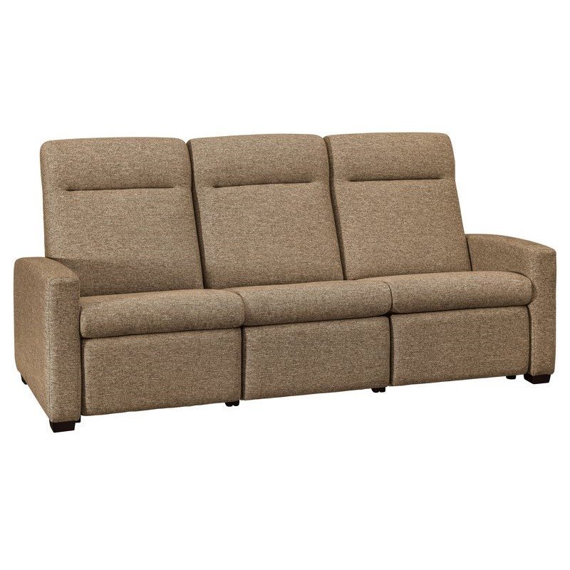 Amish-made Upholstered Wall-hugger Sofa Recliner | DutchCrafters