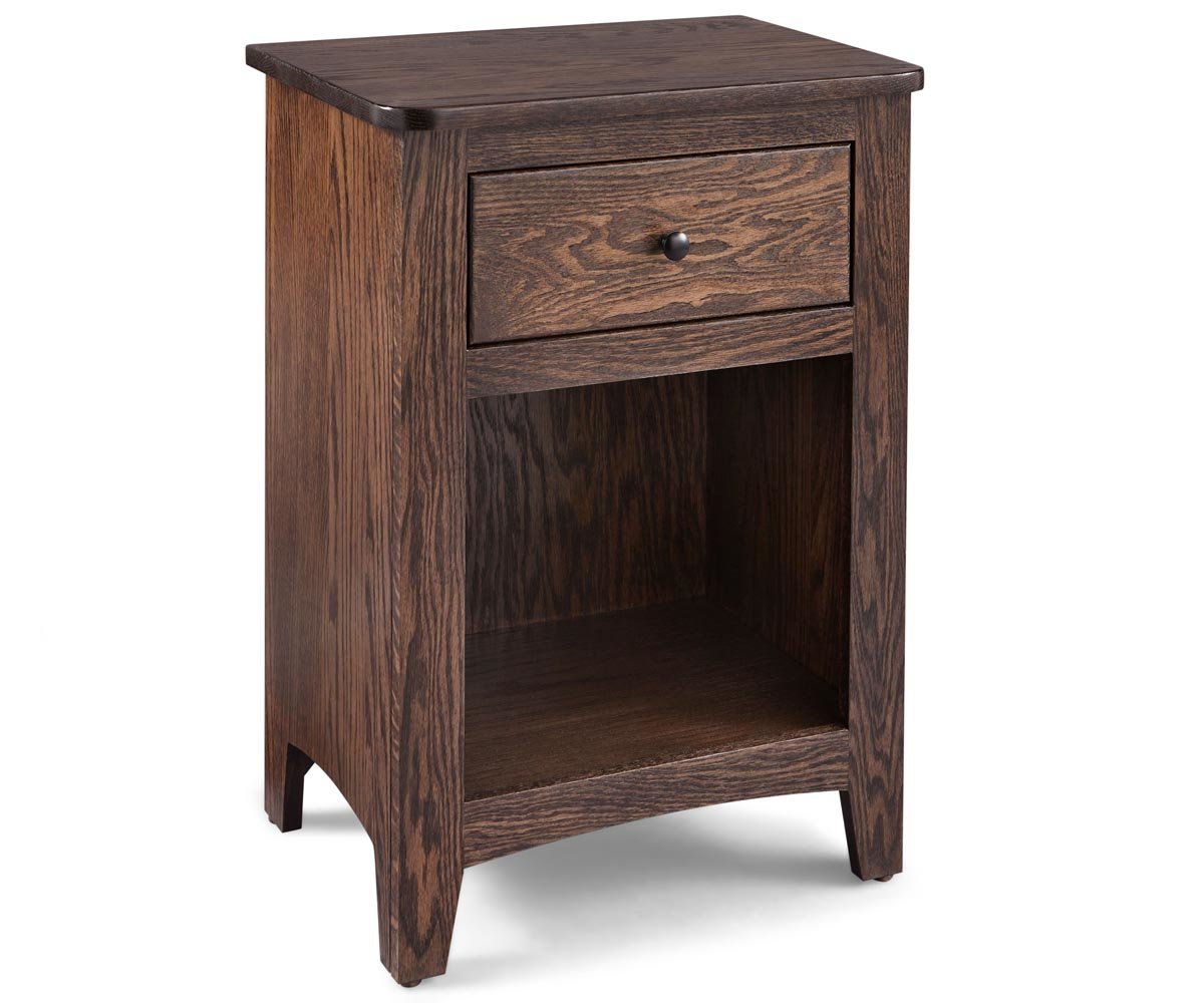 Dover 1-Drawer Nightstand from DutchCrafters Amish Furniture