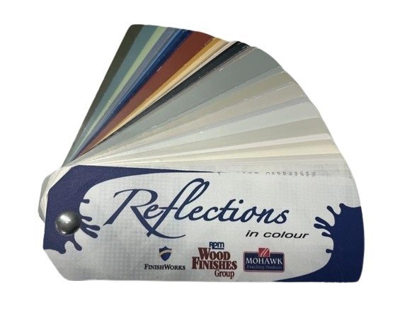 Reflections Fan Book with Painted Samples-Note Sample Fee Refunded