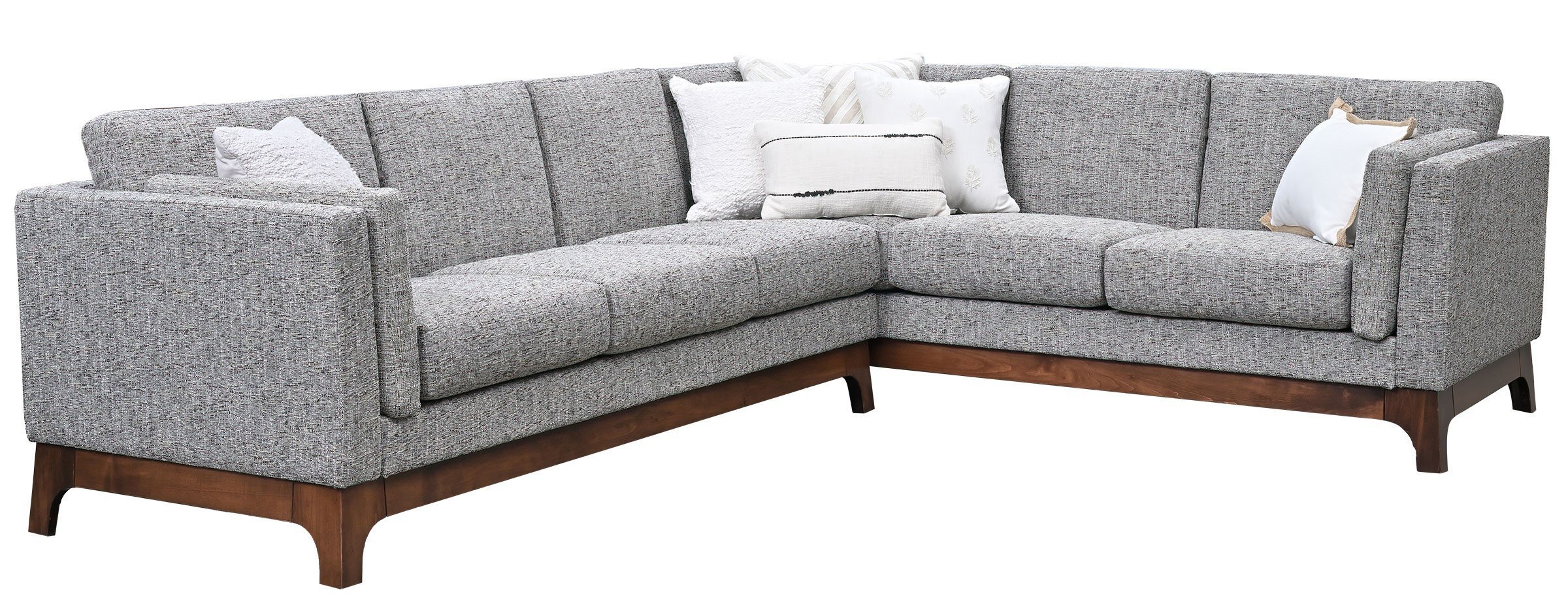 Amish Adeline Modern Custom Sectional Sofa from DutchCrafters Amish