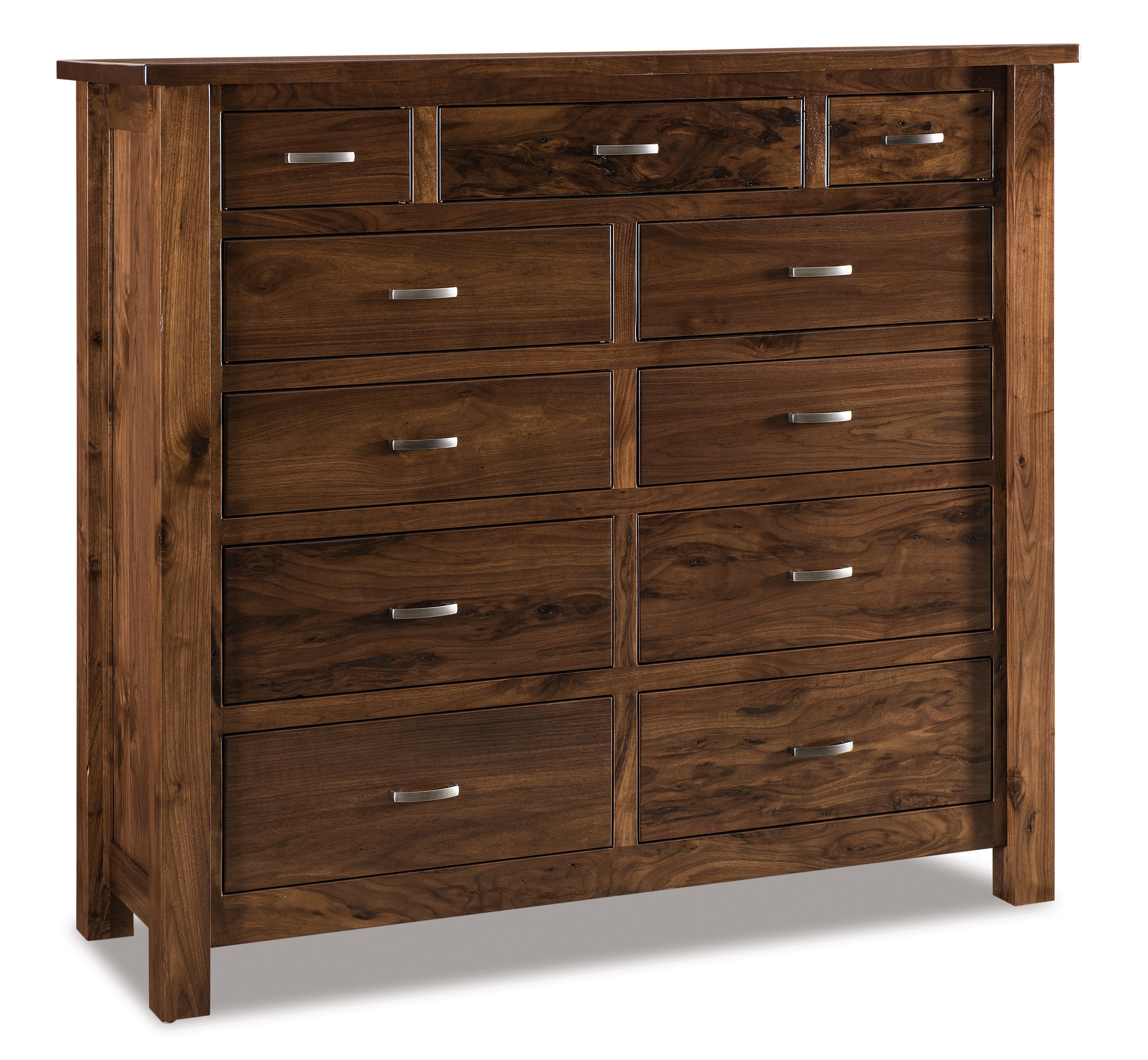 Hardwood Large Double Chest of Drawers from DutchCrafters Amish