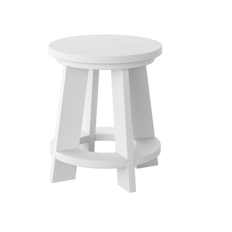 Classic Round Bar Stool by DutchCrafters Amish Furniture