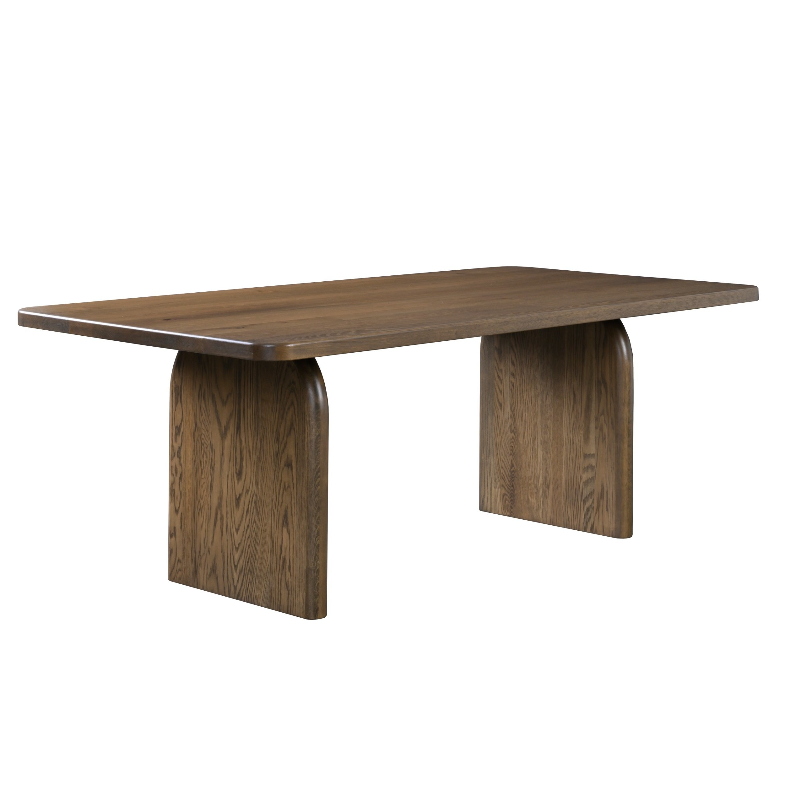 Bellvue Contemporary Arched Trestle Dining Table from DutchCrafters