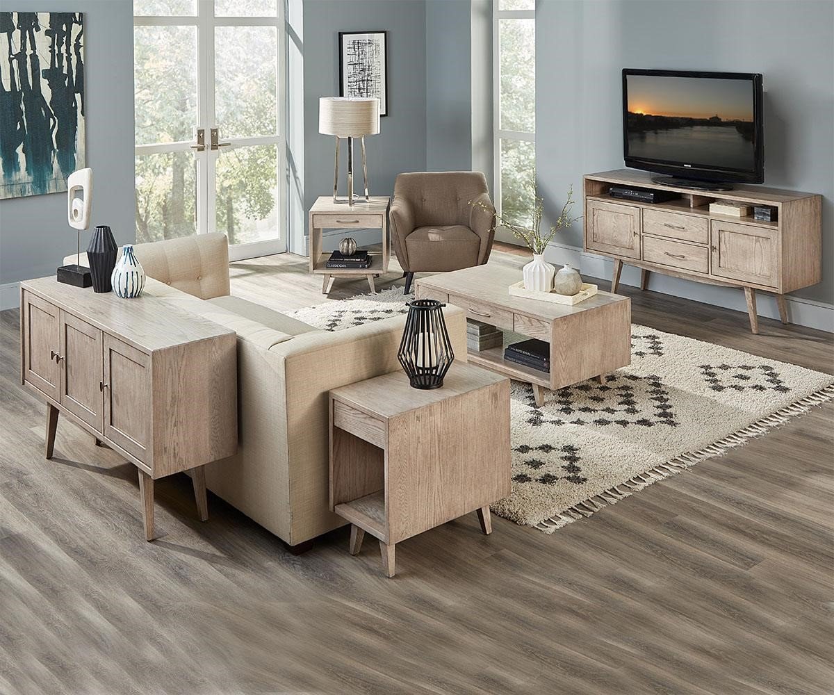 Enrich Mid-Century Modern 5-Piece Living Room Set from DutchCrafters