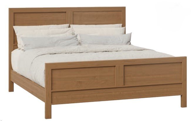 Solid Wood Kings Canyon Panel Bed from DutchCrafters Amish Furniture